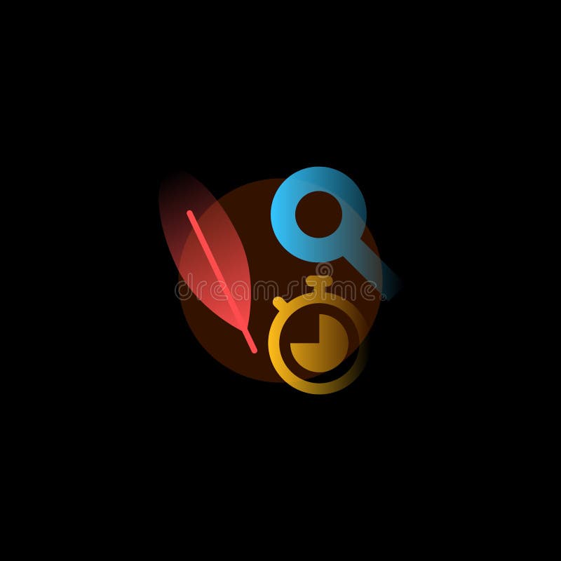 Pending. Vector Icon in Gradient Style. Editable Illustration Stock ...