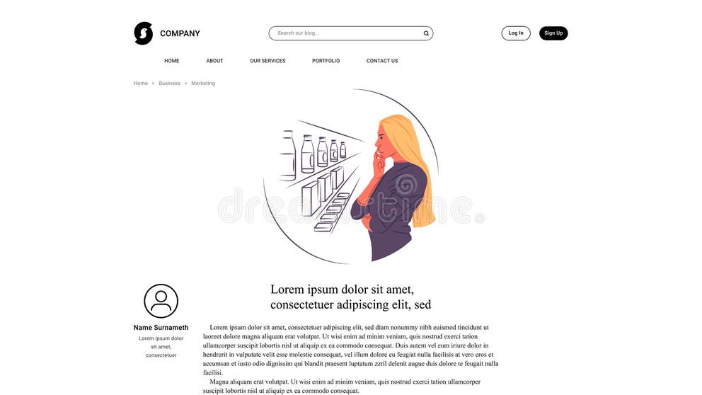 Vector Shopping in Shadow of Sharp Lines Style . Editable Illustration ...