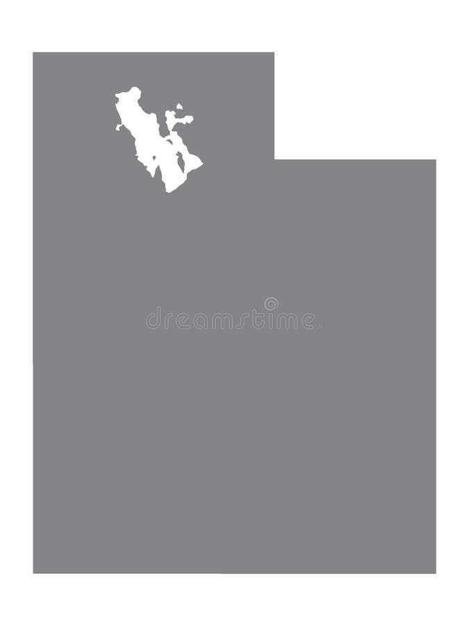 State of Utah stock vector. Illustration of lake, salt - 9419594