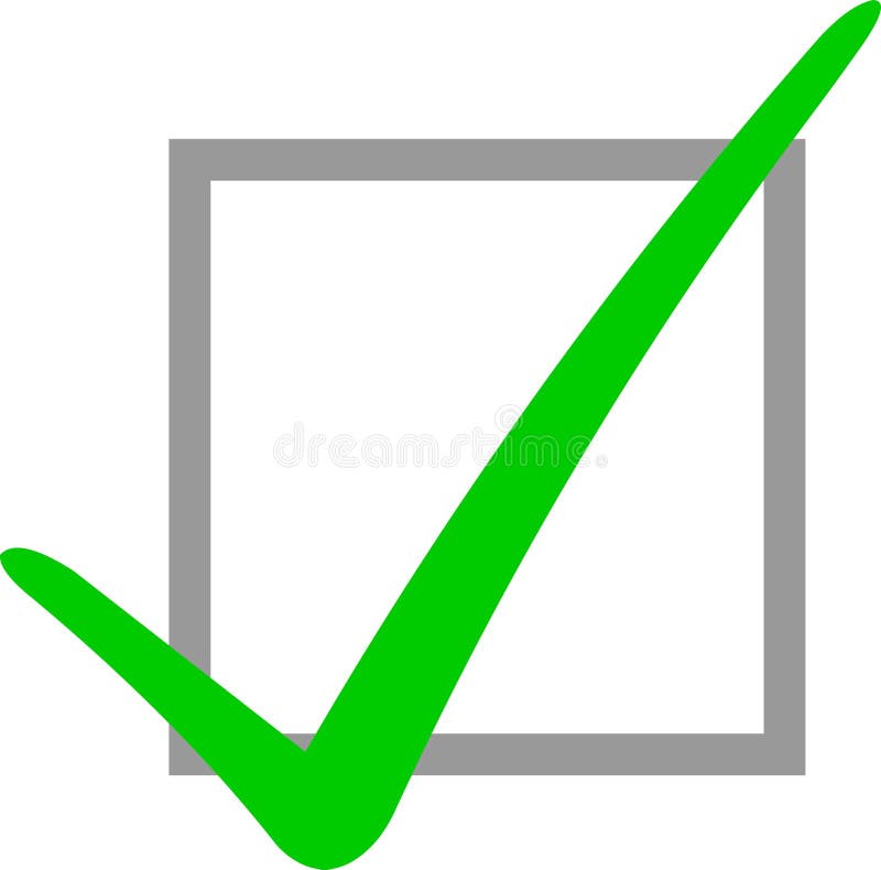 Checkbox Checklist or Checkmark Select Stock Vector - Illustration of ...