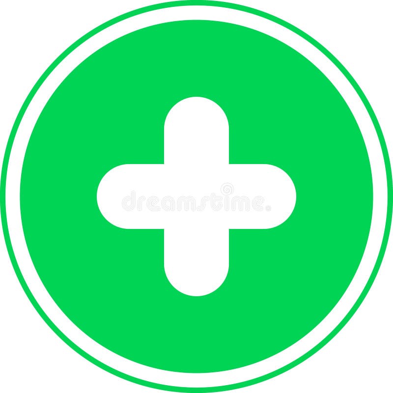 Plus Sign Icon, Plus Sign Button, Sum Button, Add Button Stock Vector ...