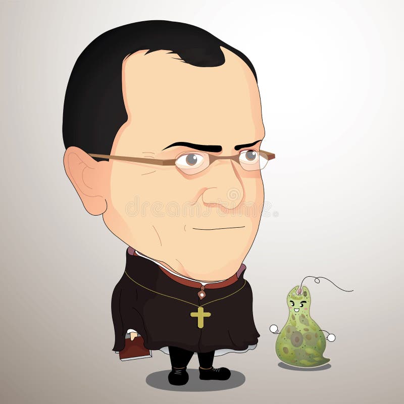 Vector Illustration - Gregor Mendel Editorial Photo - Illustration of ...