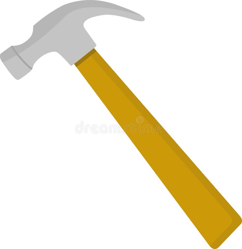 Vector Illustration Hammer Cartoon Stock Vector - Illustration of ...