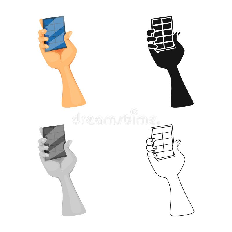 Vector Illustration of Hand and Generator Logo. Set of Hand and ...