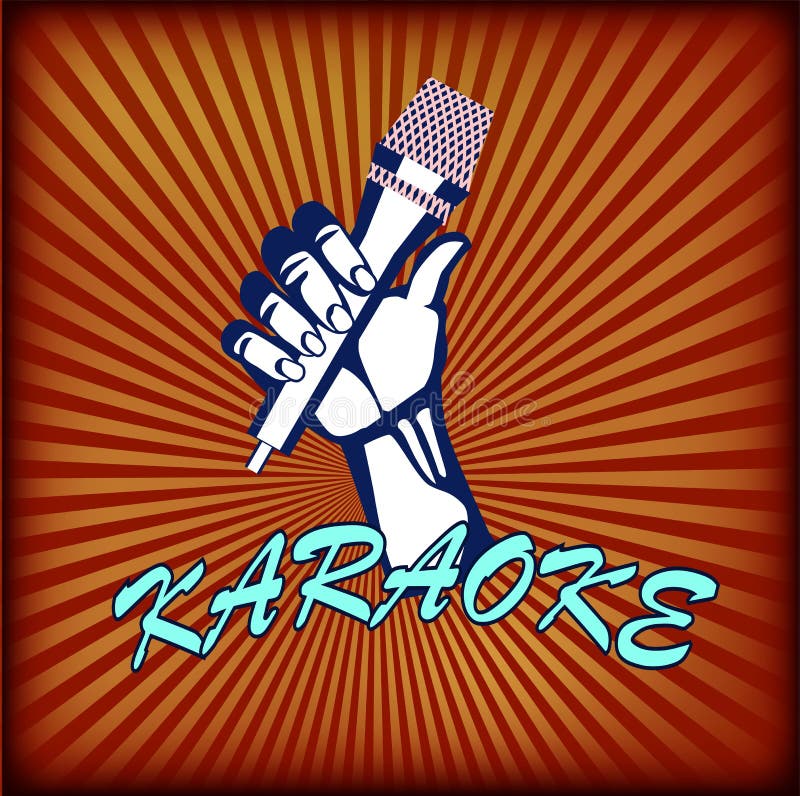 Karaoke Singing Vector Symbol Stock Vector - Illustration of sign ...