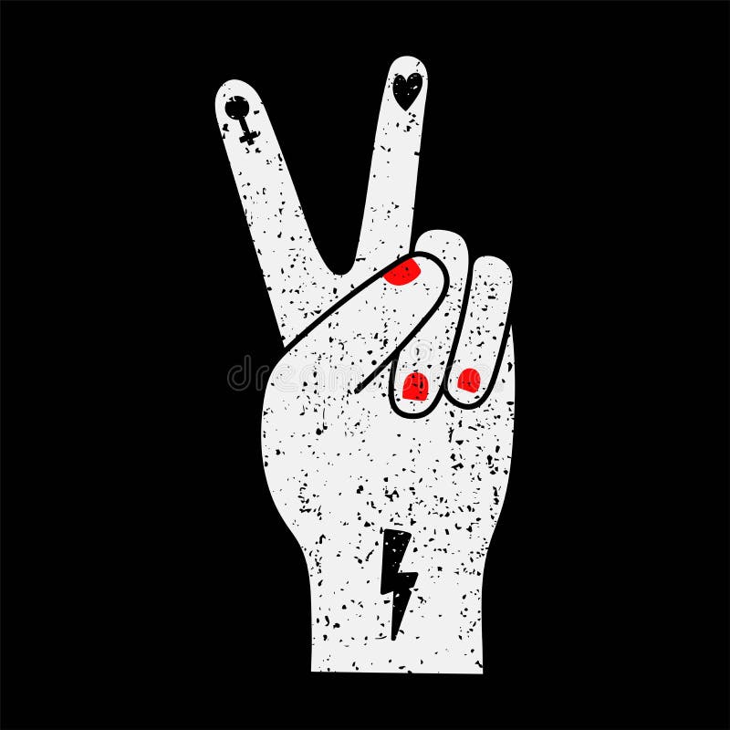 Red Peace Sign Stock Illustrations – 10,110 Red Peace Sign Stock ...