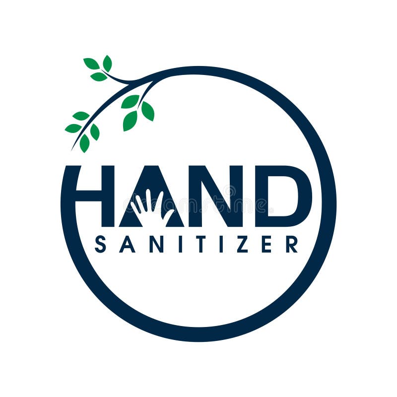 Hand Sanitizer Logo stock vector. Illustration of background - 178888893