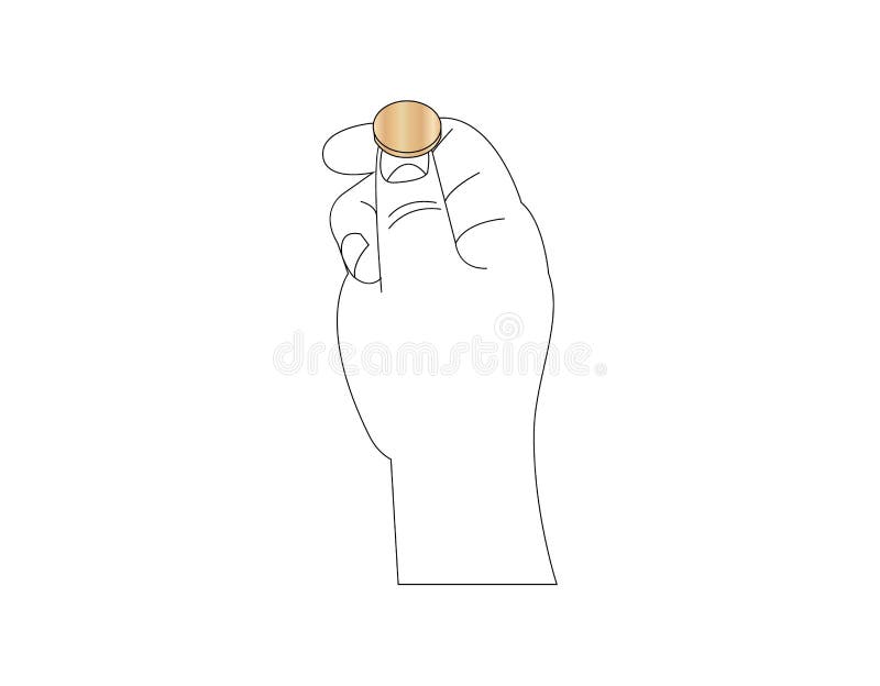 Coin Toss Logo Isolated on a White Background Stock Vector ...