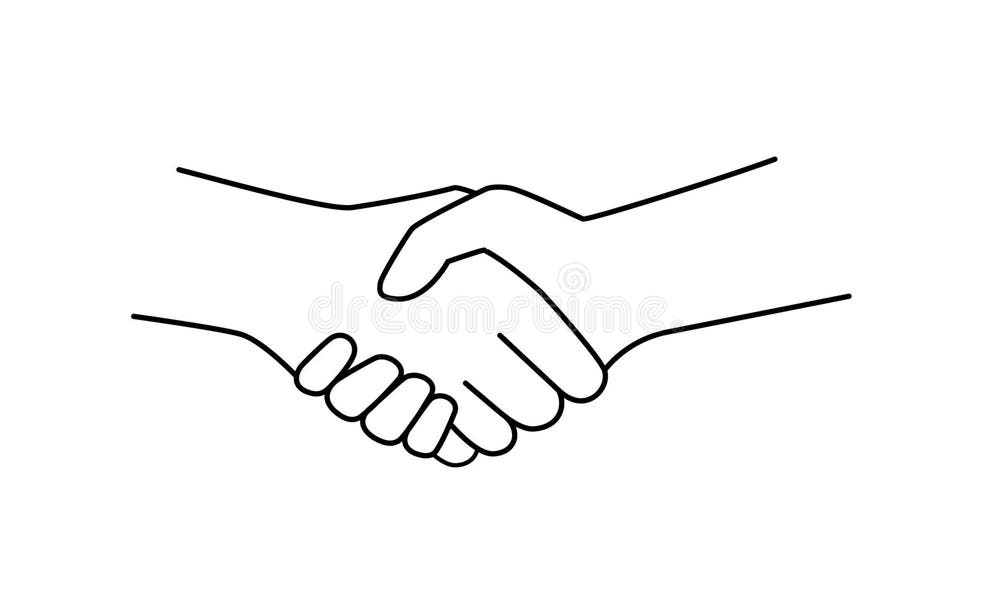 Vector Illustration Handshake Icon. Agreement Concept Stock ...