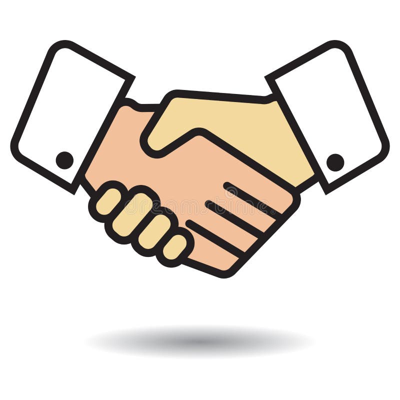 Handshake logo stock vector. Illustration of joint, heart - 39246471