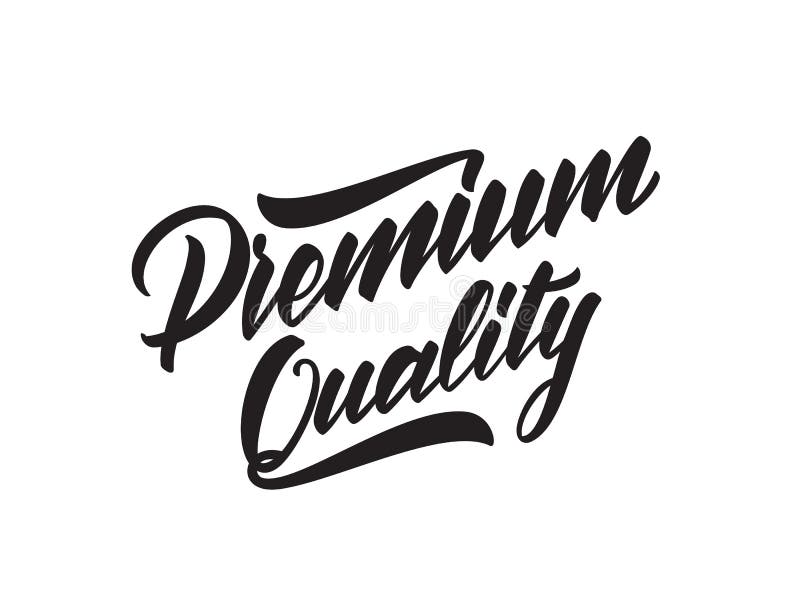Premium Handwritten Cursive Calligraphy Black Color Text Phrase Stock ...