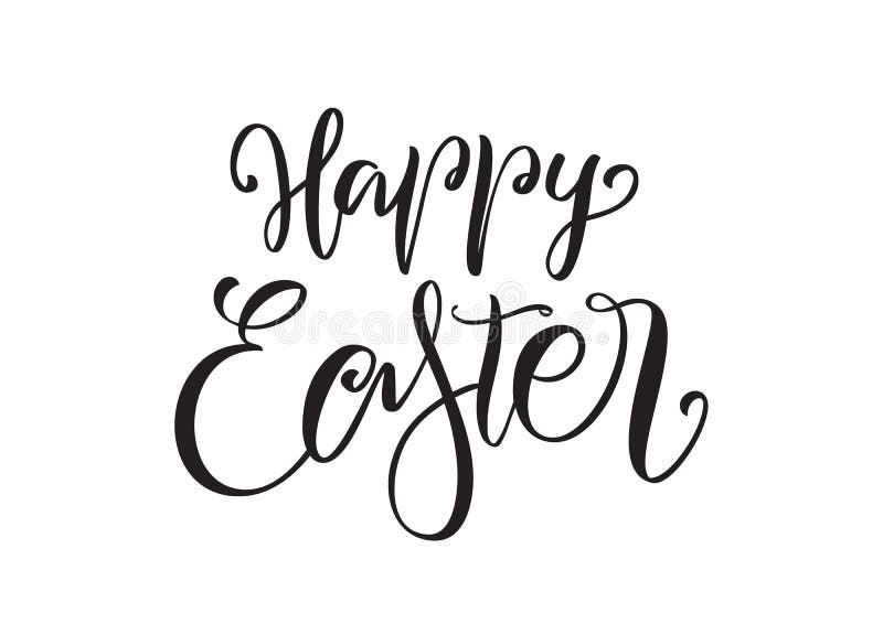 Vector Illustration. Handwritten Elegant Modern Brush Type Lettering of ...