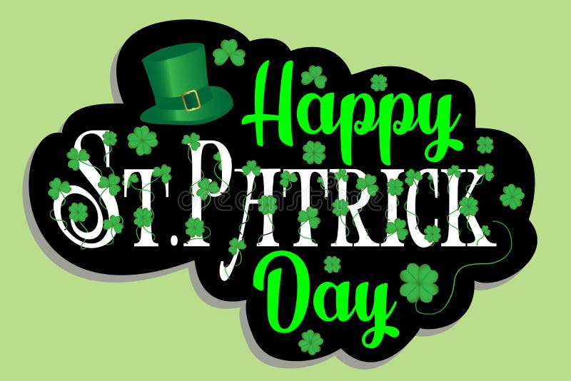 Vector Illustration. Handwritten, Elegant, Modern Inscription for St ...