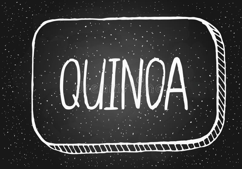 Vector Illustration, Handwritten Word Quinoa Stock Vector ...