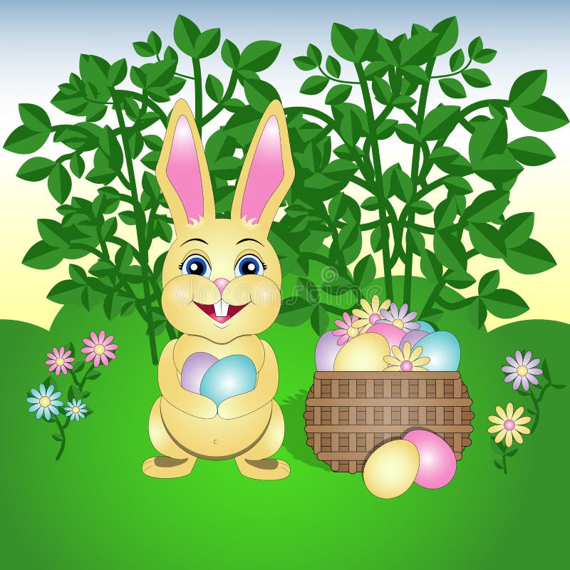Vector Illustration is a Fun Maze Game for Kids. Help the Easter Bunny ...