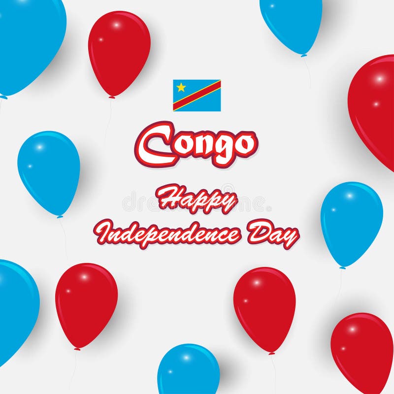 Vector Illustration for Congo Happy Independence Day. Stock Vector ...