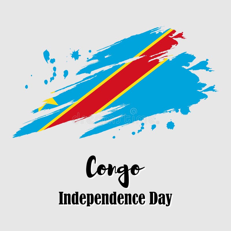Vector Illustration for Congo Happy Independence Day. Stock Vector ...