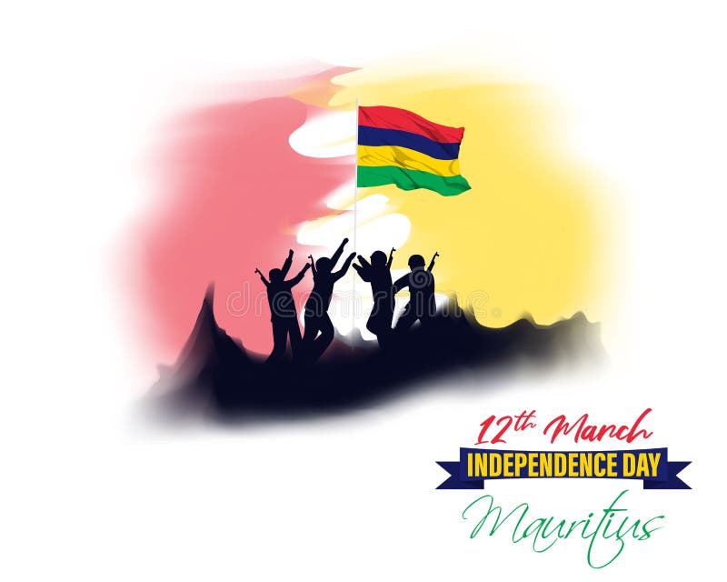 Vector Illustration for Happy Mauritius Independence Day Stock Vector ...