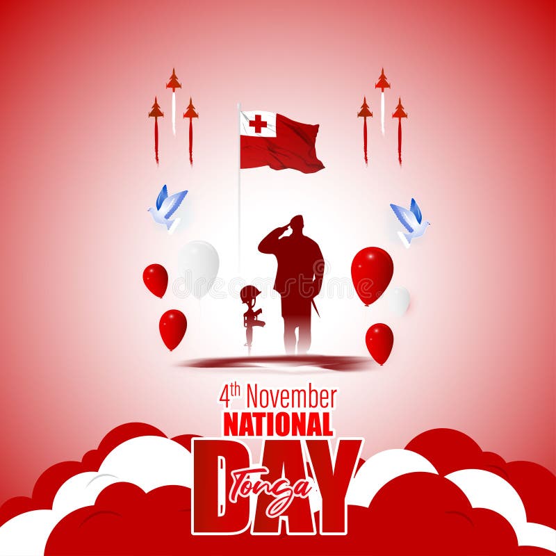 Vector Illustration of Happy Tonga National Day Stock Vector ...