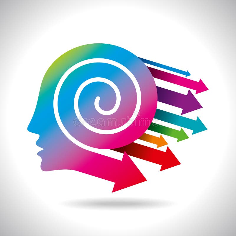 Brain Arrow Rainbow Stock Illustrations – 17 Brain Arrow Rainbow Stock ...