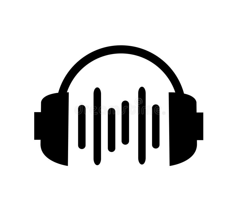 Headphone Icon Vector Sign Symbol Stock Illustration - Illustration of ...