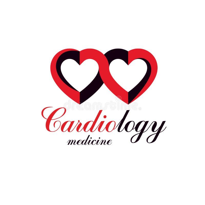 Vector Illustration of Heart Shape. Cardiovascular System Diseases ...