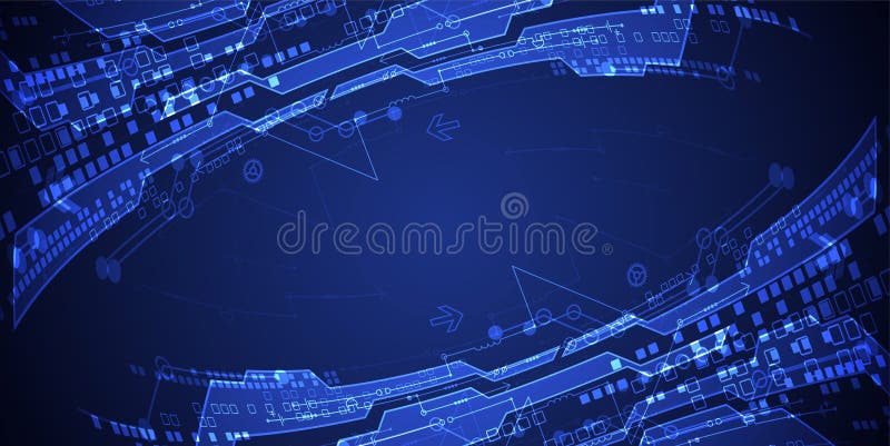 Hi-tech Digital Technology and Engineering Background Stock Vector ...