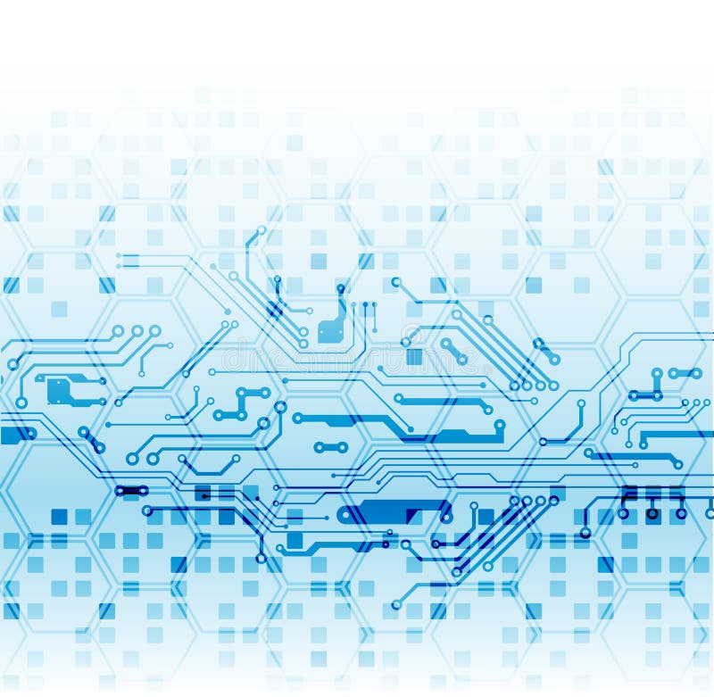 Vector Illustration, Hi-tech Digital Technology and Engineering Stock ...