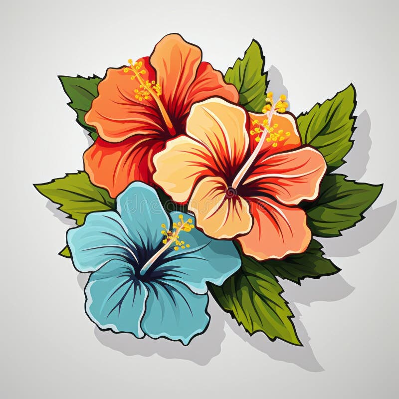 Vector Hibiscus Flower