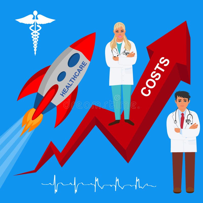 Healthcare Costs Concept Image Stock Vector - Illustration of clipart ...