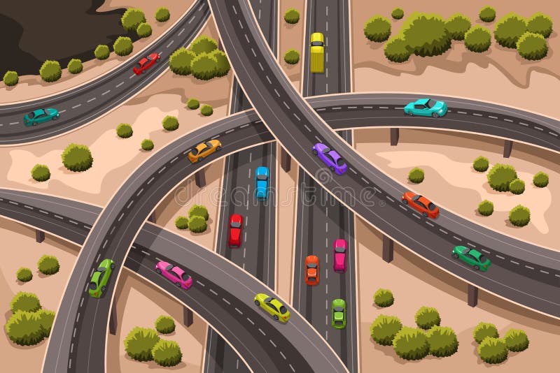 Highway Interchange Clip Art