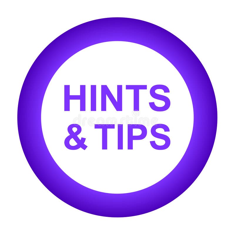 Hints and tips stock vector. Illustration of here, guide - 120164357 Hints and tips stock vector. Illustration of here, guide - 120164357