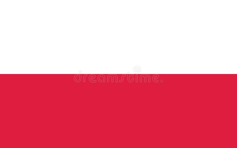 Current Flag of Poland stock vector. Illustration of duchy - 198940685