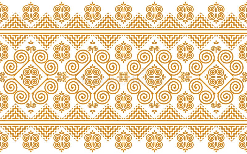 Vector Illustration of Hmong Ethnic Pattern. Stock Photo - Illustration ...