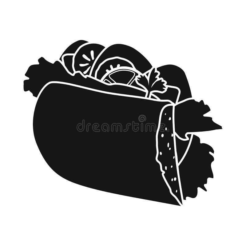 Vector Illustration of Hoagie and Burger Icon. Graphic of Hoagie and ...