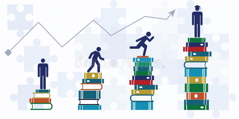 Education steps horizontal stock vector. Illustration of bachelor ... Education steps horizontal stock vector. Illustration of bachelor ...