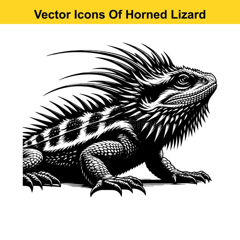 Horned Lizard Cartoon Vector Stock Illustrations – 190 Horned Lizard ...
