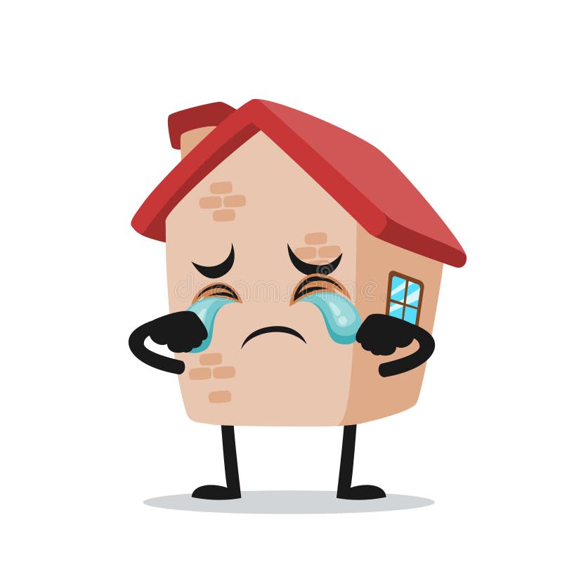 Vector Illustration of House Mascot or Character Stock Illustration ...