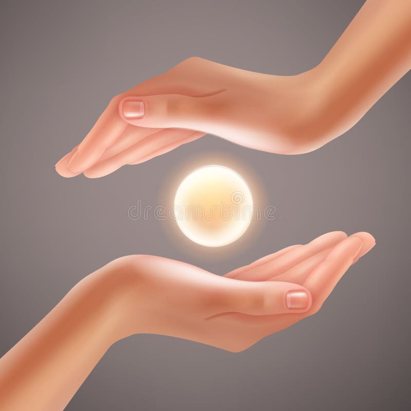 Hands holding sphere stock vector. Illustration of cover - 99501755 Hands holding sphere stock vector. Illustration of cover - 99501755
