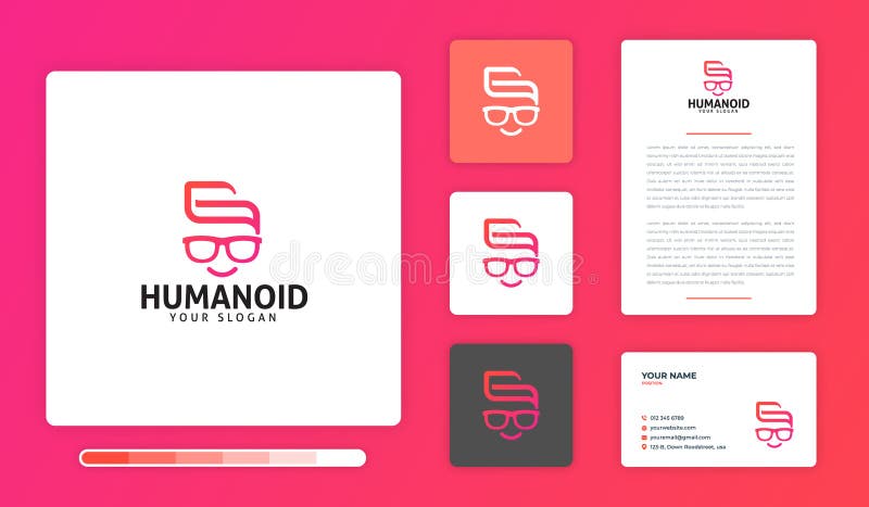 Logo Humanoid trees stock vector. Illustration of round - 24737561