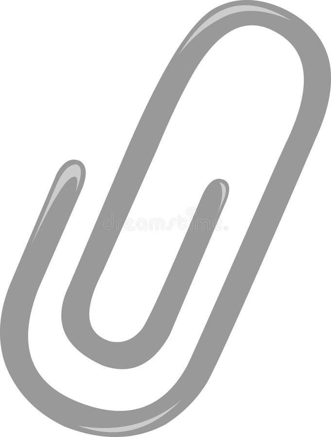 Attach clip paper stock vector. Illustration of icon - 388730758
