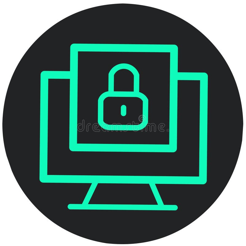 Vector Illustration Icon with Digital Communication Technology Concept ...