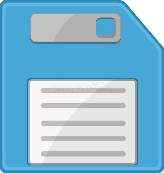 Vector Illustration Icon Floppy Disc or Save File Stock Vector ...