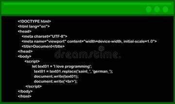 Html Script Stock Illustrations – 12,705 Html Script Stock Illustrations, Vectors & Clipart ...