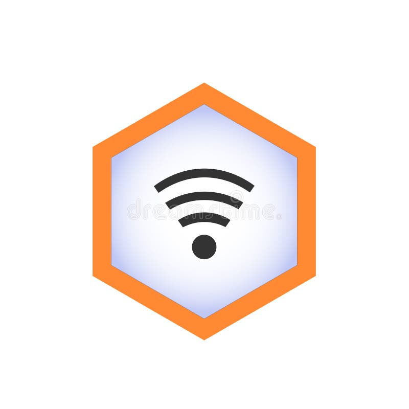 Vector Illustration of an Icon, Wi-fi Logo . Stock Vector ...