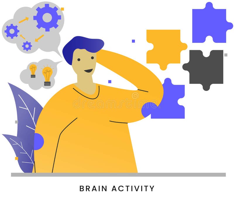 Vector Illustration Idea and Motivation Concept with People Stock ...