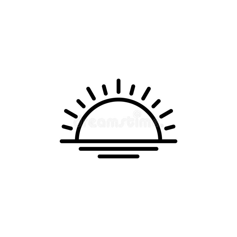 Vector Illustration Of Iftar Time Icon With Outline Style Suitable For Any Purpose Stock Vector