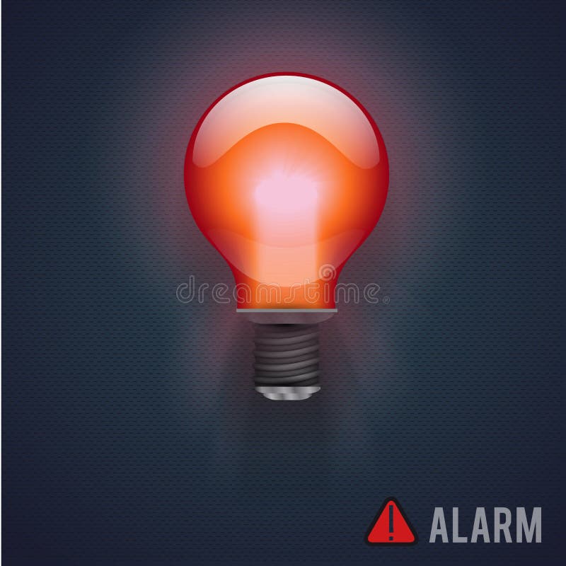 Vector Illustration of Illustartion of Alarm Lamp Stock Illustration ...