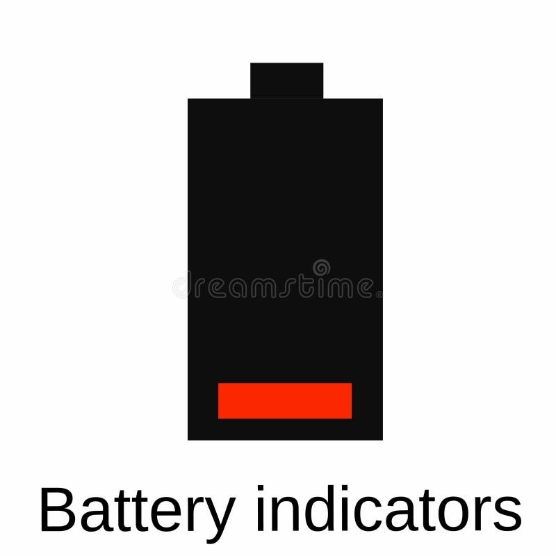 Low Battery Signage Stock Illustrations – 119 Low Battery Signage Stock ...