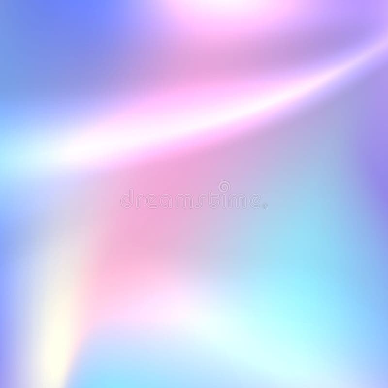 Vector Illustration with the Image of a Holographic Chrome Rainbow ...